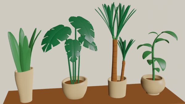 Cartoon Plant 3D Models for Download | TurboSquid