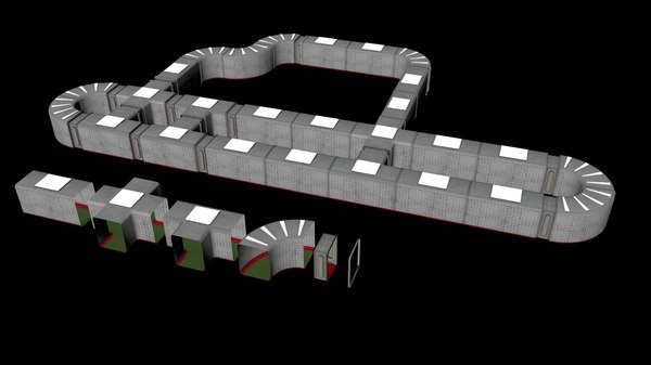 Next-gen modular set games model - TurboSquid 1468879