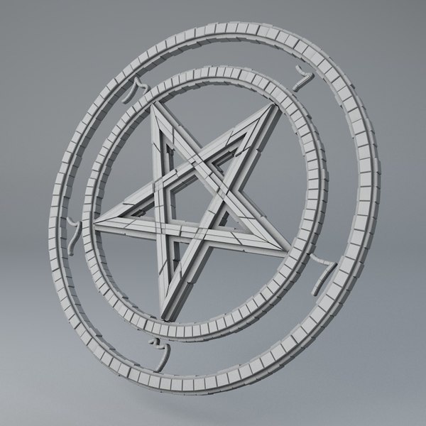3D model pentagram - - TurboSquid 1468887