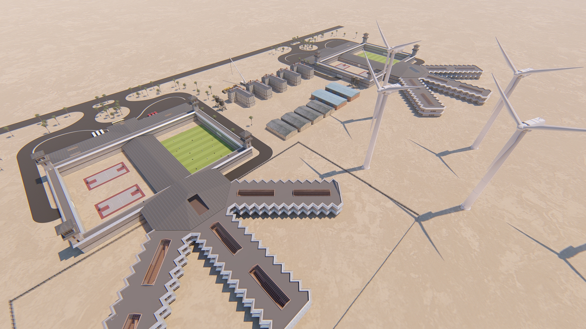 Revit Prison Model 3D - TurboSquid 1468992