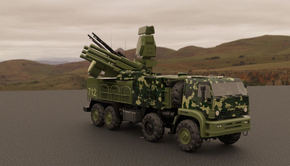 Panzer S1 Kamaz Modelo 3D - TurboSquid 1469013