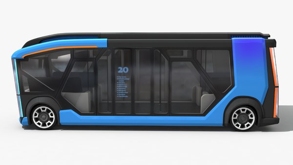 Electric bus 3D - TurboSquid 1469007