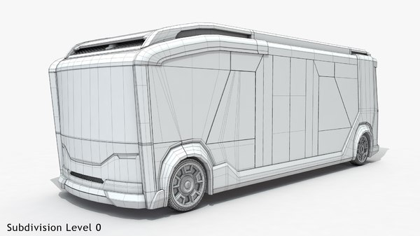 Electric bus 3D - TurboSquid 1469007