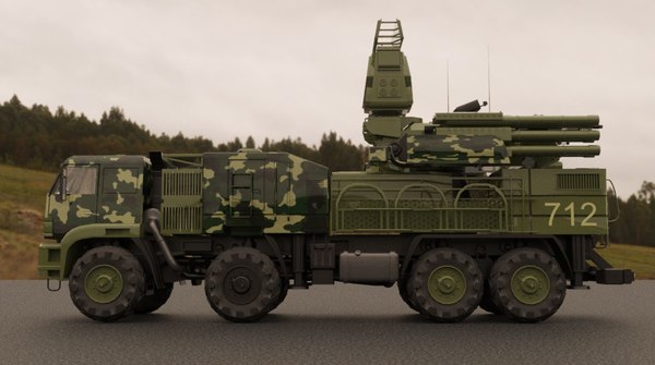 Panzer S1 Kamaz Modelo 3D - TurboSquid 1469013