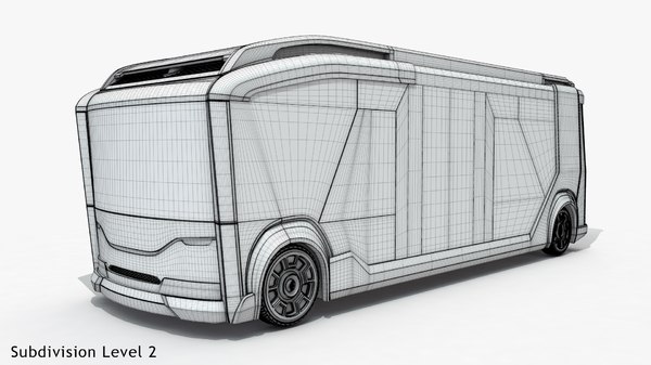 Electric bus 3D - TurboSquid 1469007