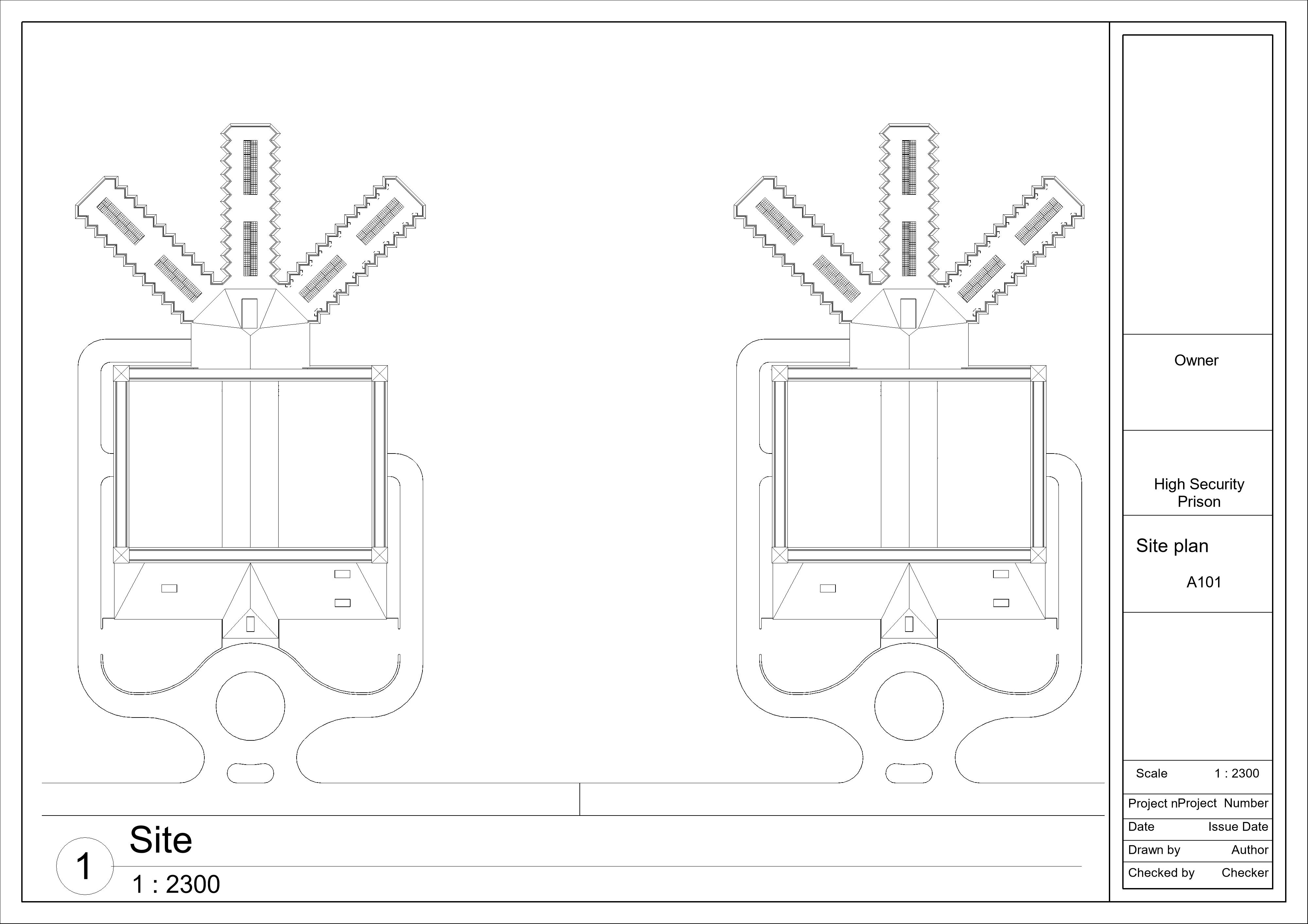 Revit prison model - TurboSquid 1468992