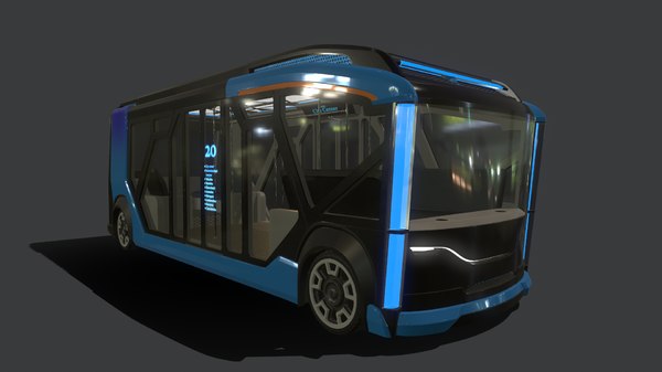 Electric bus 3D - TurboSquid 1469007