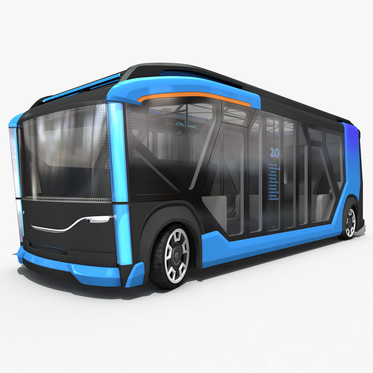 Electric bus 3D - TurboSquid 1469007