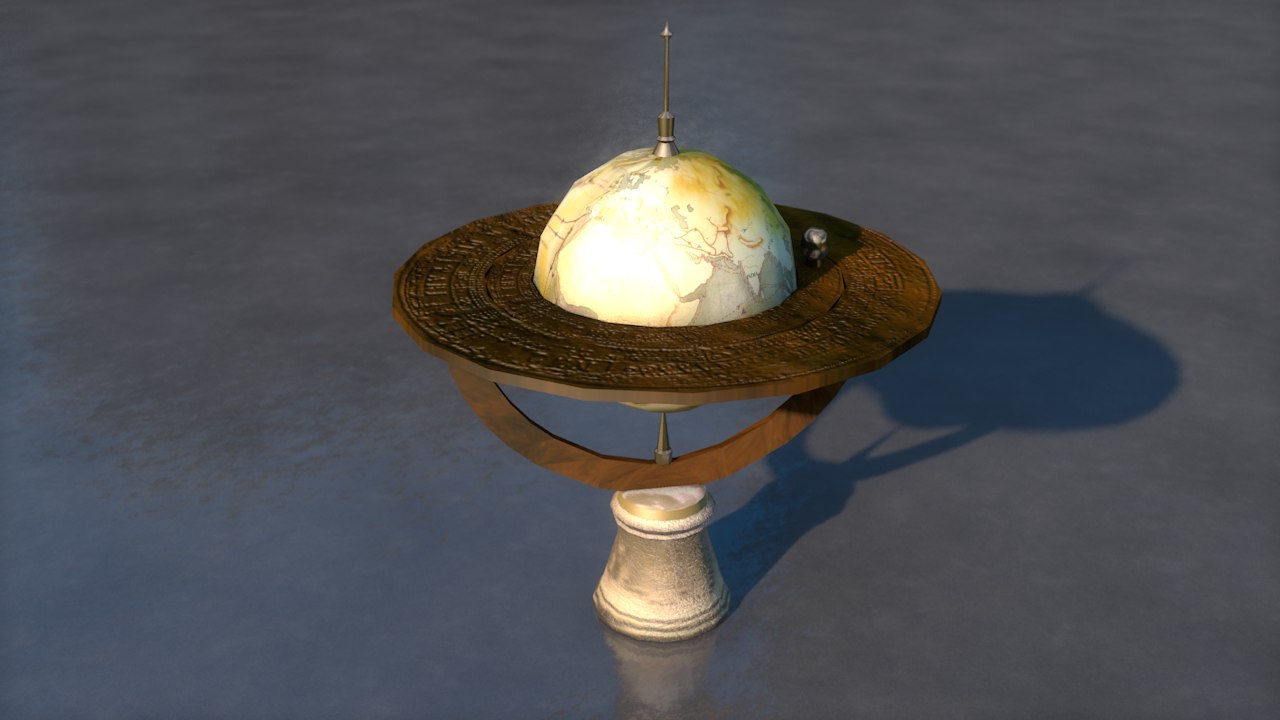 modelo 3d Globo Giroscopio - TurboSquid 1469209