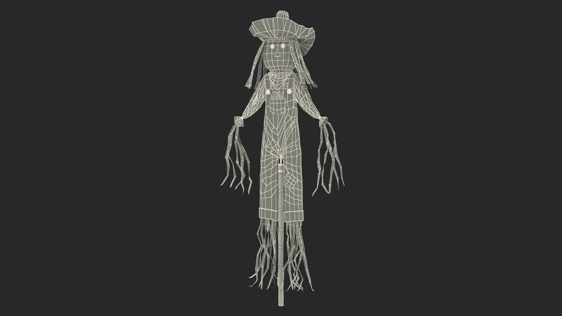 3D harvest scarecrow - TurboSquid 1469278