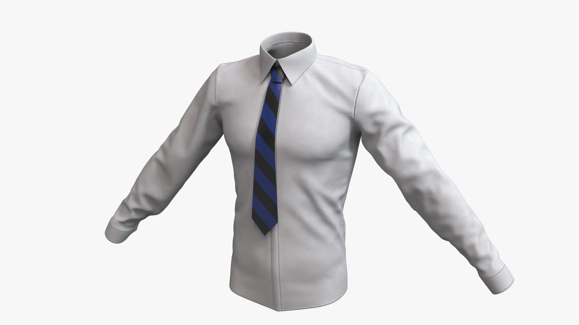 Cloth male formal tie 3D model - TurboSquid 1469279
