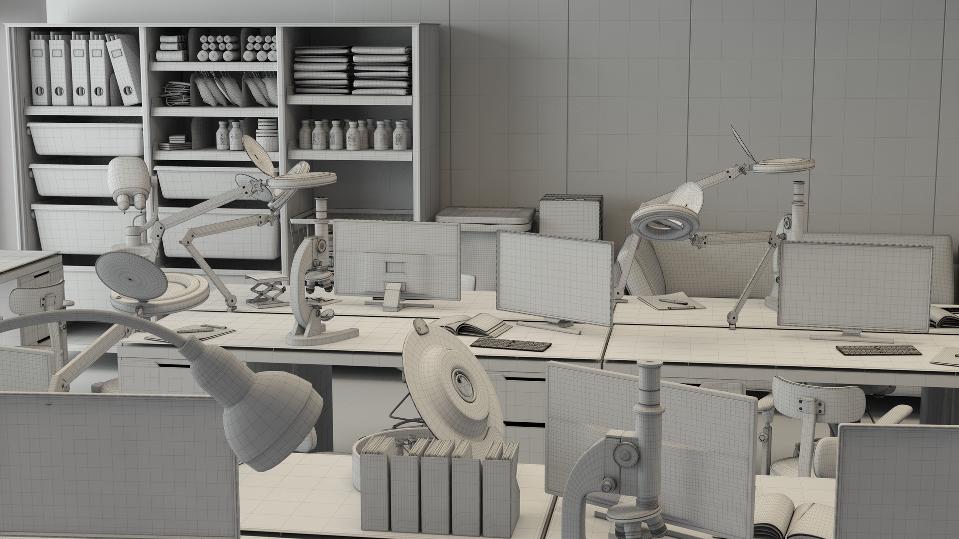 3D scientific laboratory modern - TurboSquid 1469422