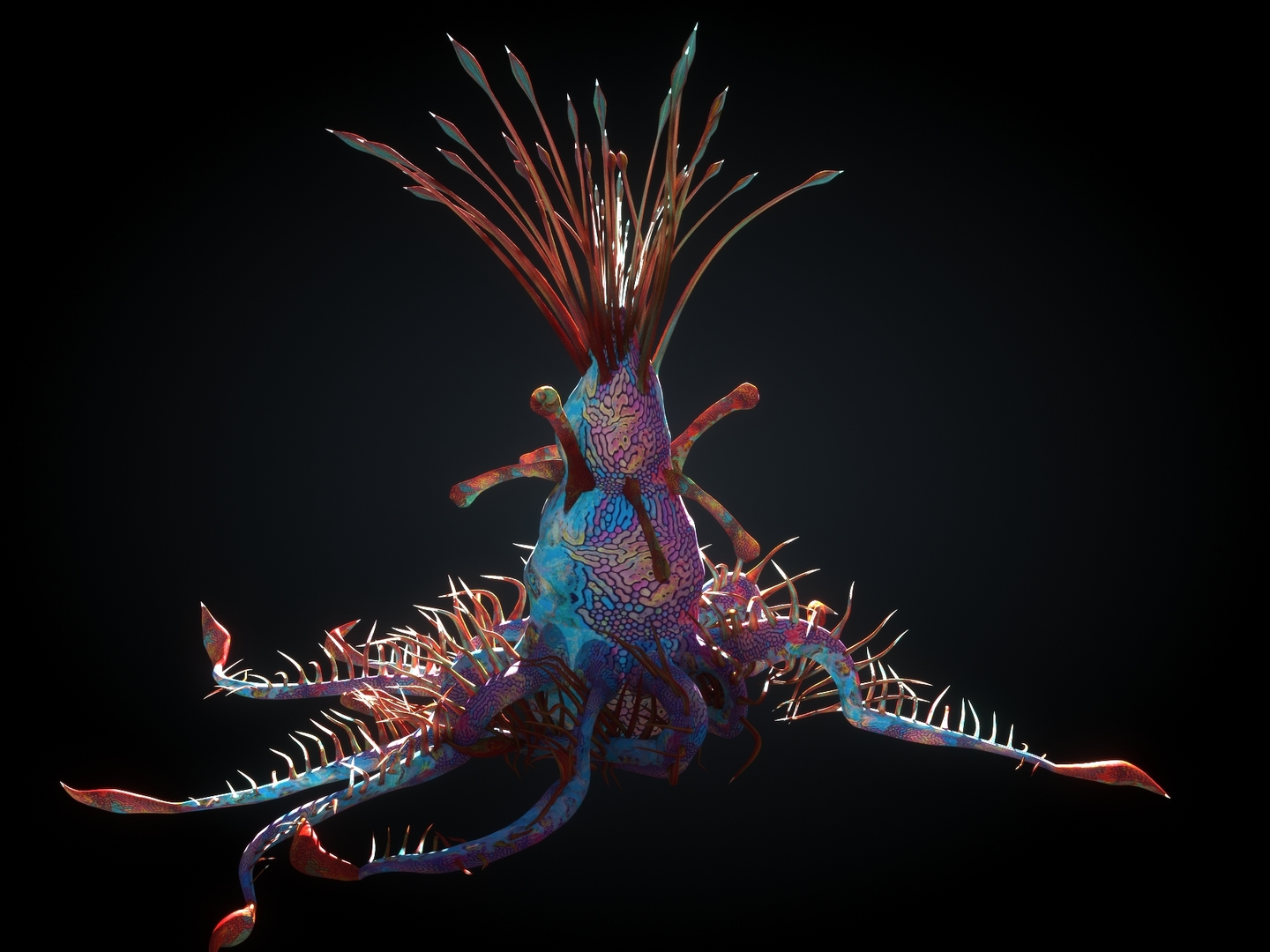 Alien plants 3D model - TurboSquid 1469423
