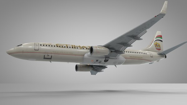 3D model etihad airways boeing 737-800 - TurboSquid 1469609