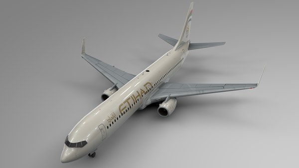 3D модель ETIHAD AIRWAYS_Boeing 737-800 L398 - TurboSquid 1469609