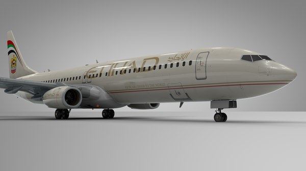 3D model etihad airways boeing 737-800 - TurboSquid 1469609