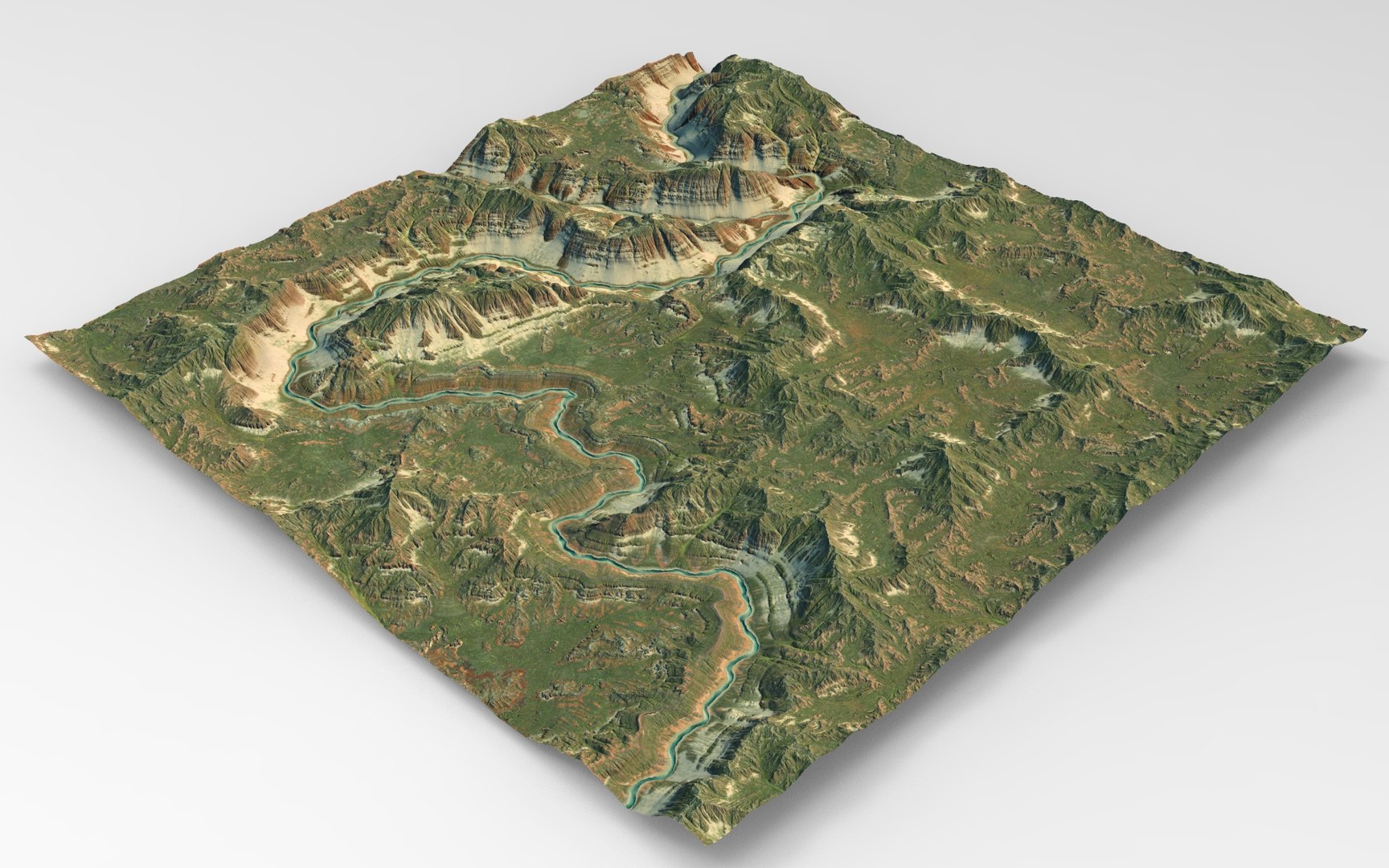 3D games terrain model - TurboSquid 1469625