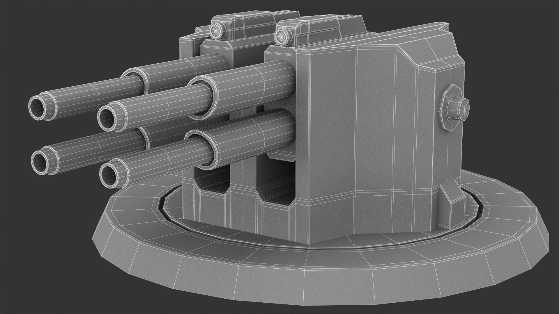 Free 3D sci fi turret aa - TurboSquid 1469622