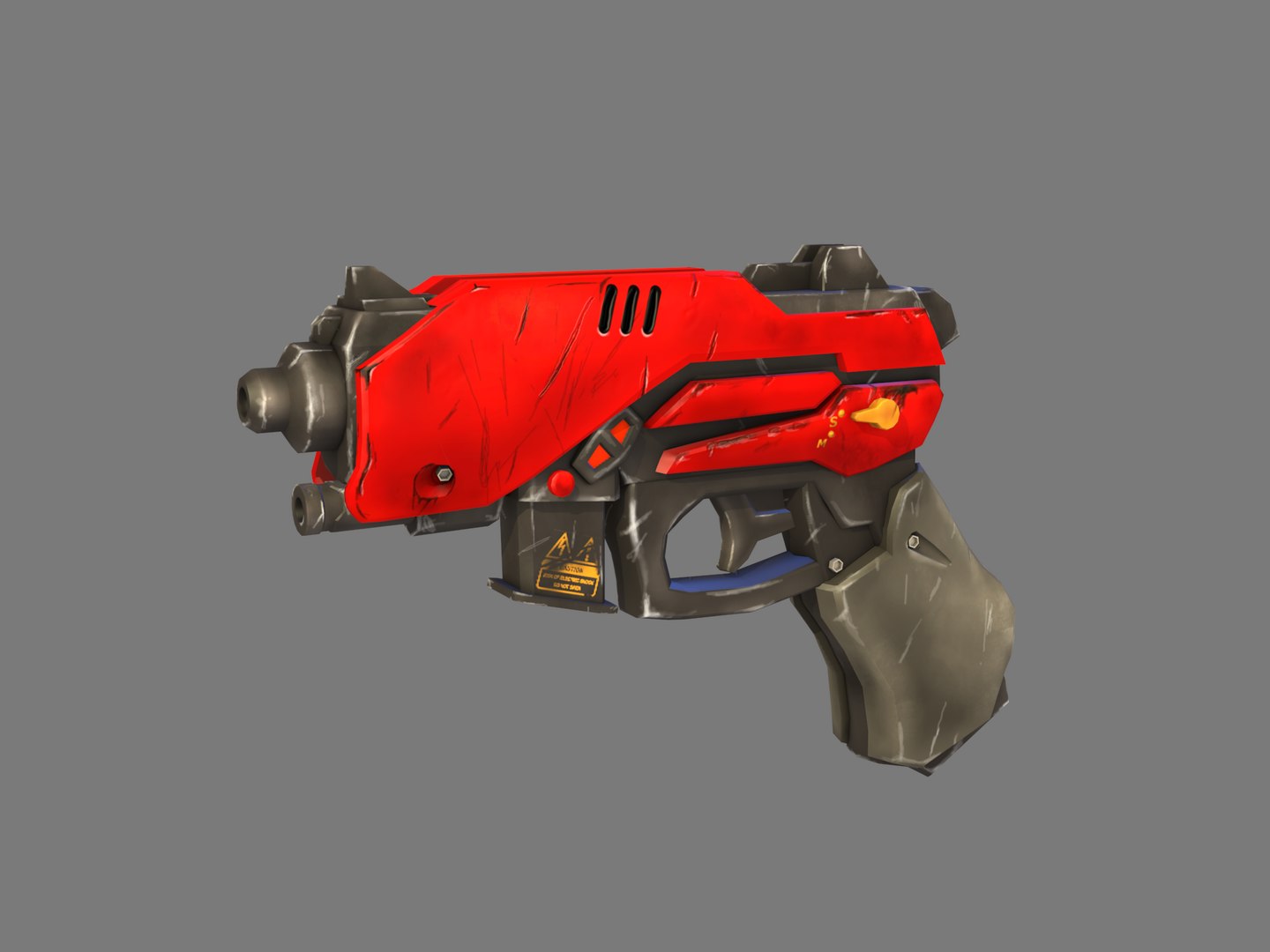 3D stylized sci-fi laser gun model - TurboSquid 1469658