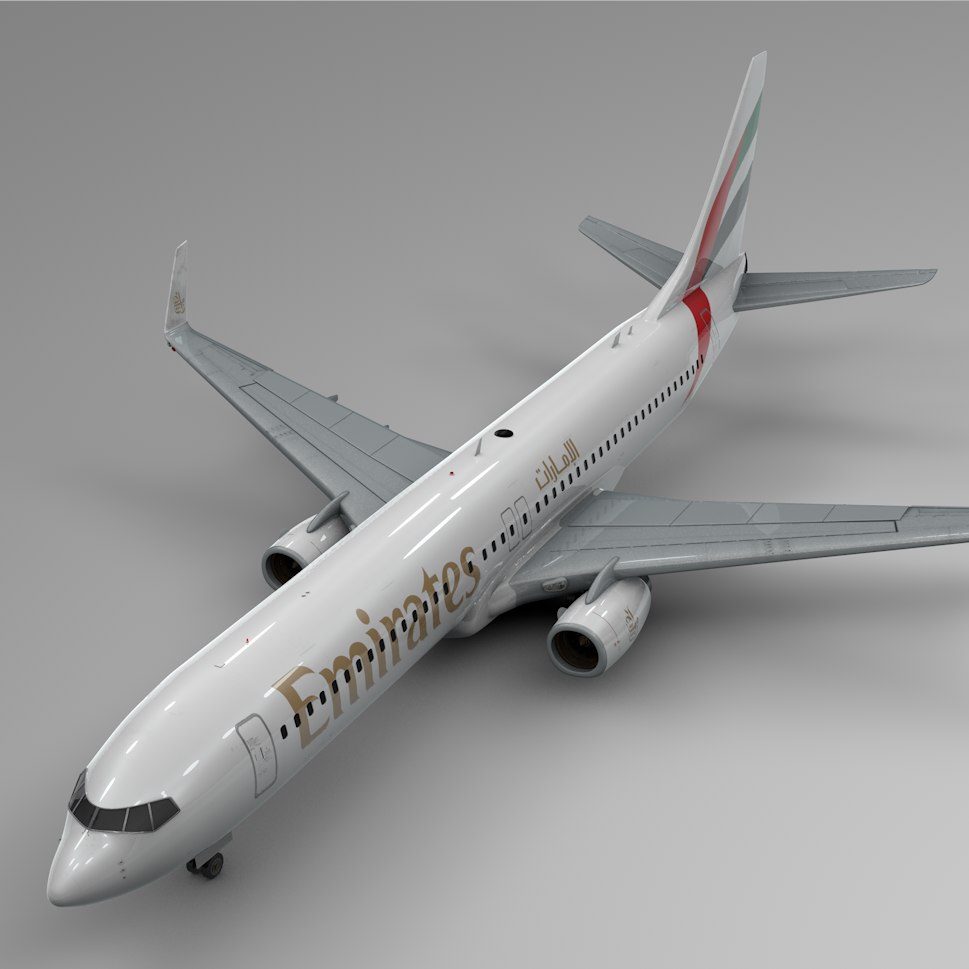 Emirates boeing 737-800 l400 model - TurboSquid 1469811