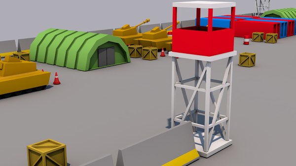 Military Base 3D Models for Download | TurboSquid