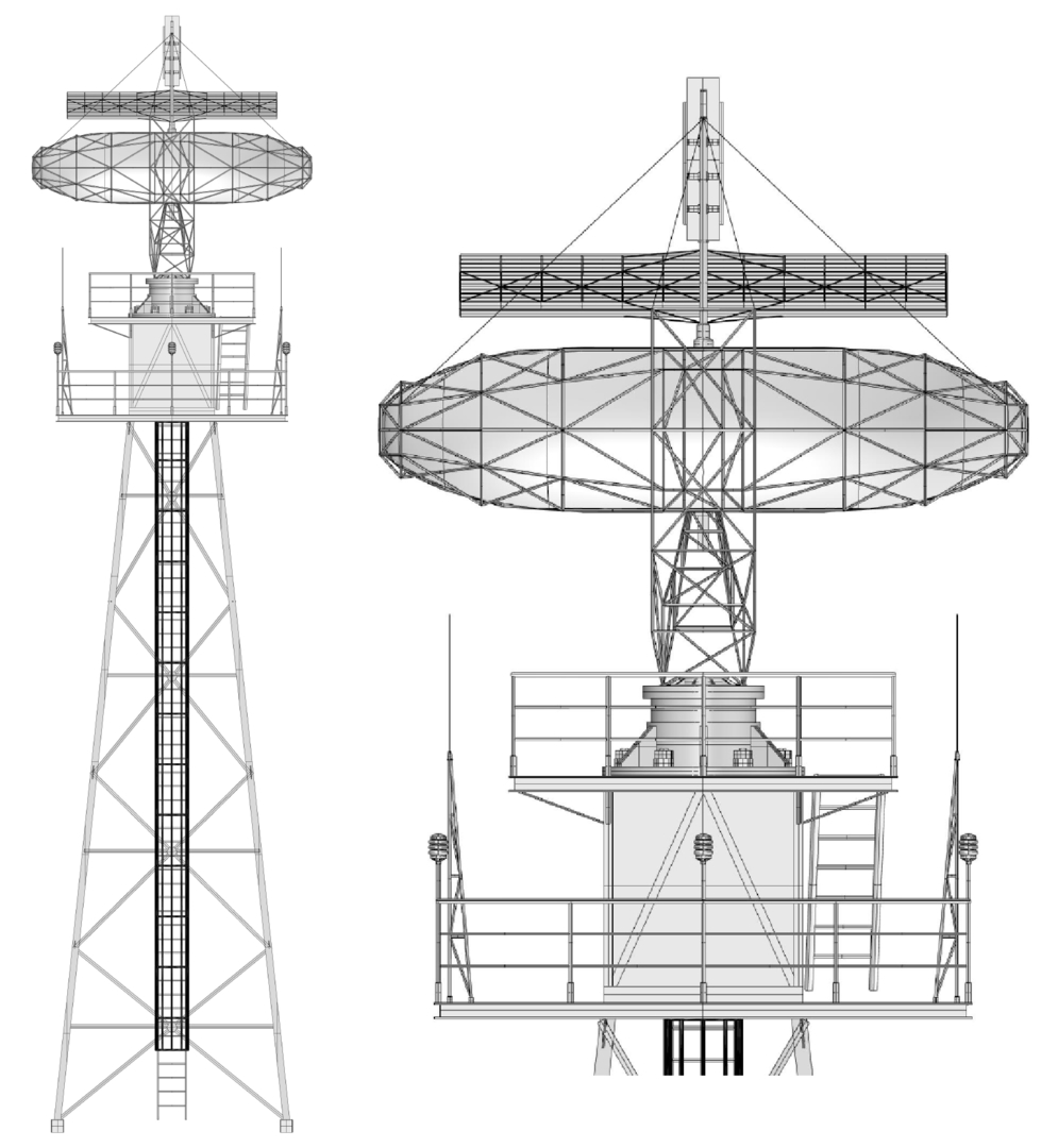 Airport radar tower model - TurboSquid 1469985