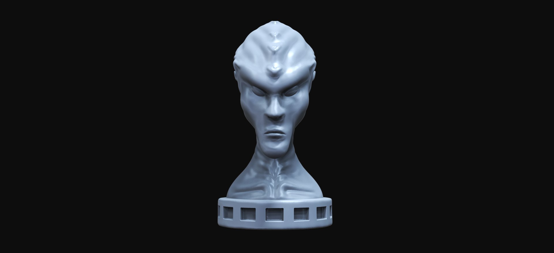 Alien statue sculpting 3D model - TurboSquid 1469986