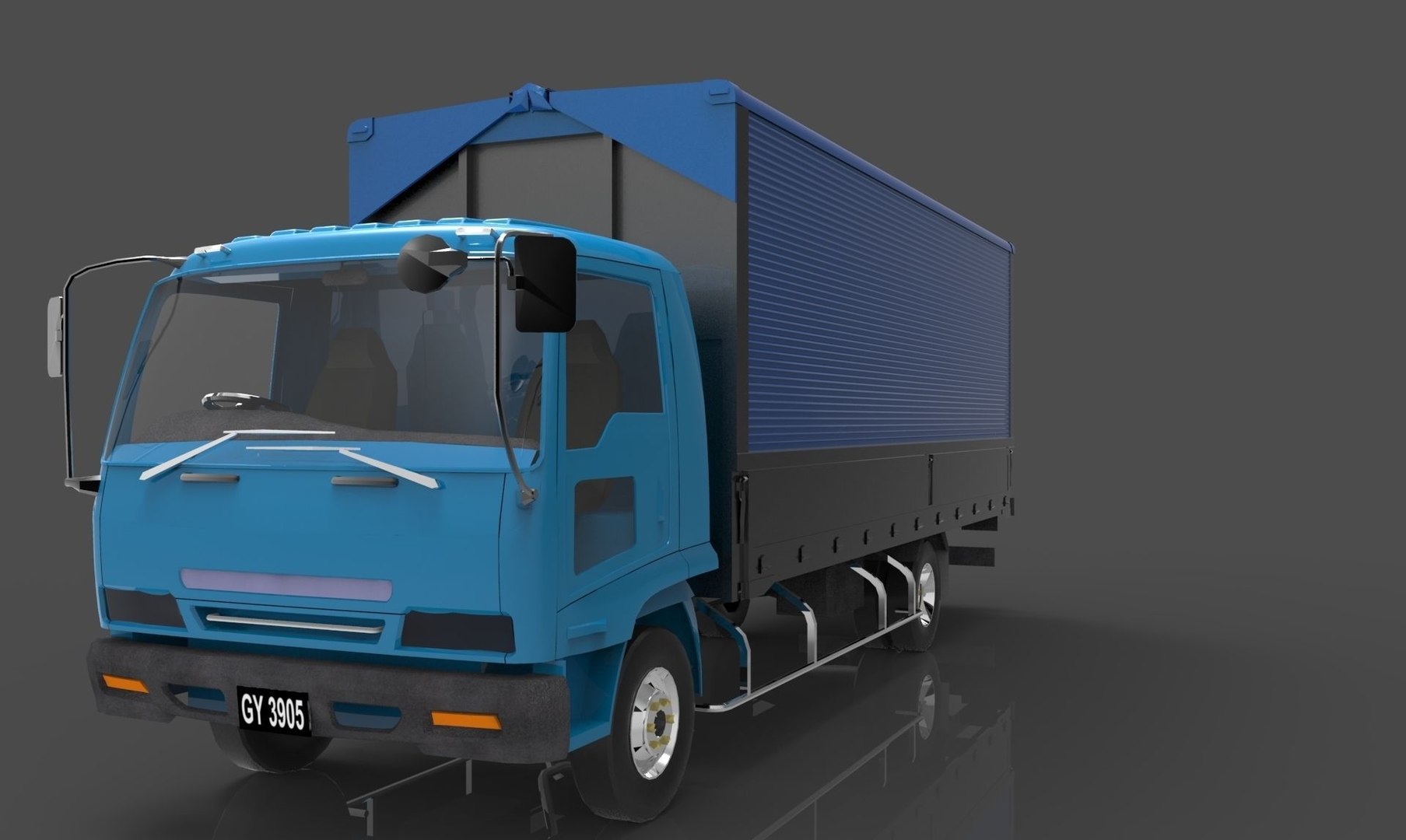 Isuzu truck cab f-series 3D model - TurboSquid 1470025