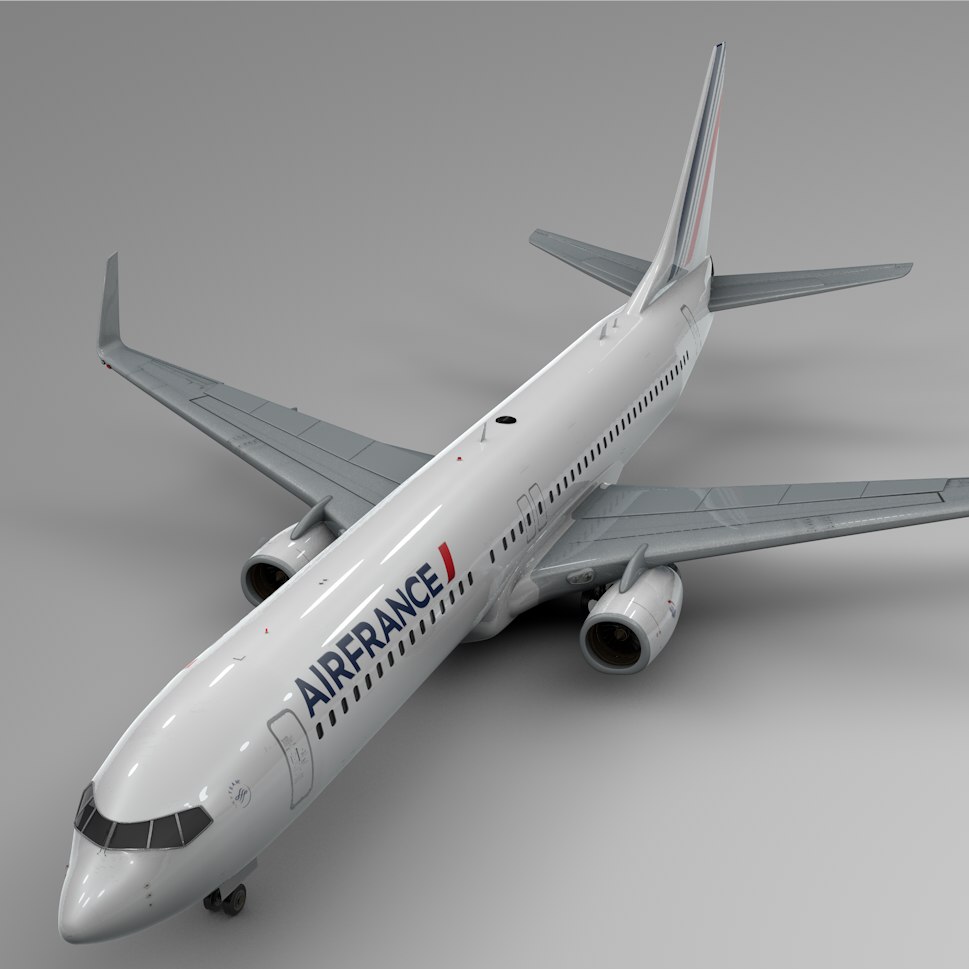 3D air france boeing 737-800 model - TurboSquid 1470084
