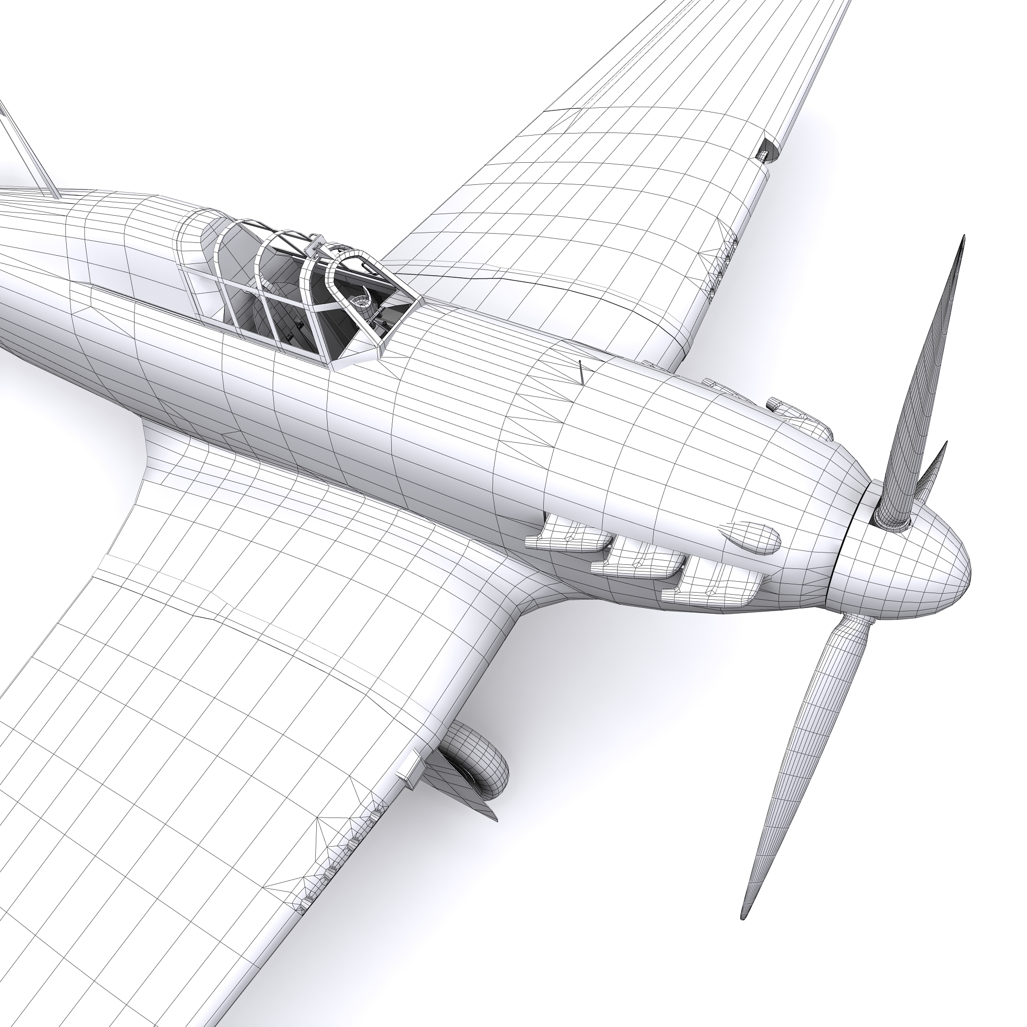 3D hurricane mk ia squadron model - TurboSquid 1470166