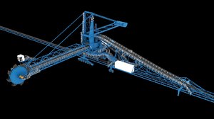 urban box fence container 3d model