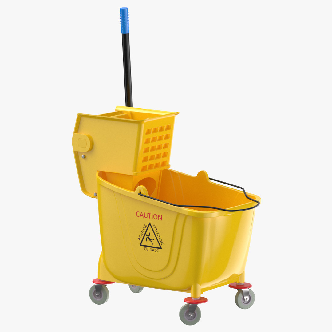 Janitor bucket 3D - TurboSquid 1470180