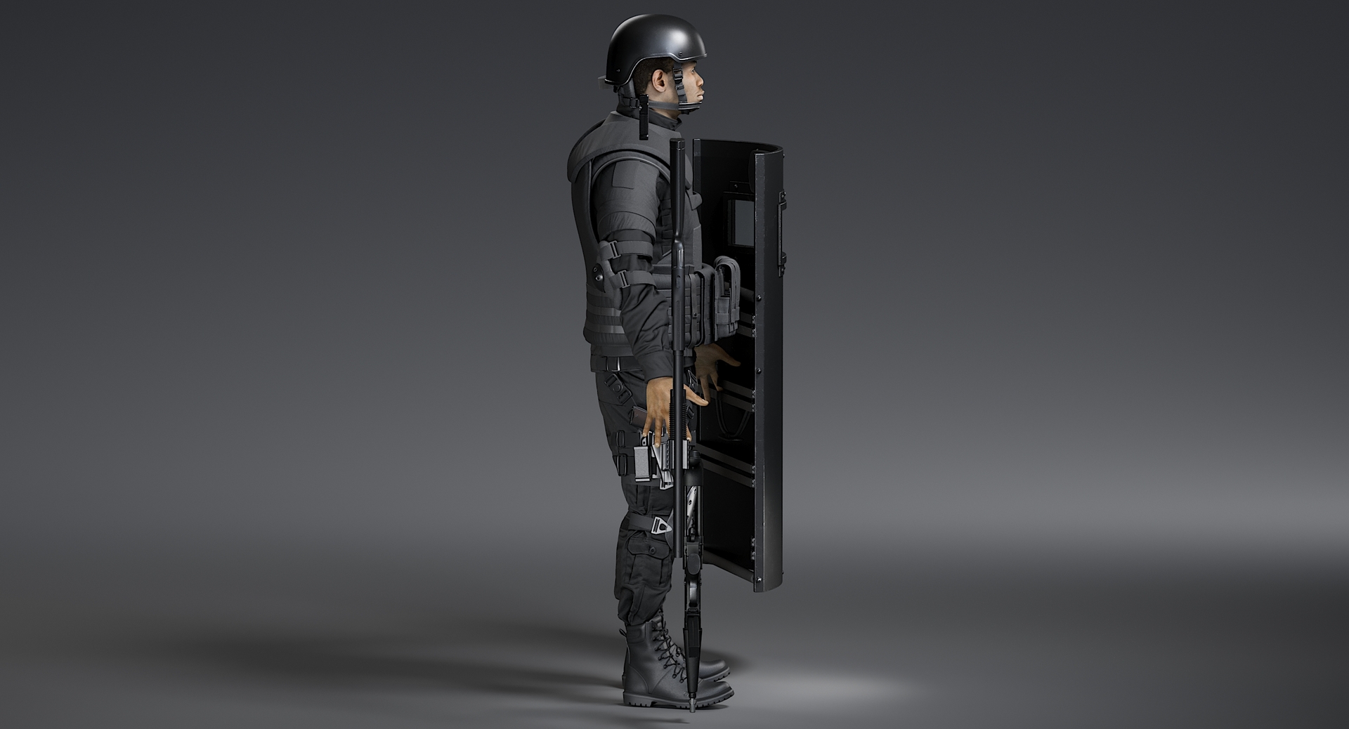3D uniform swat equipment model - TurboSquid 1470295