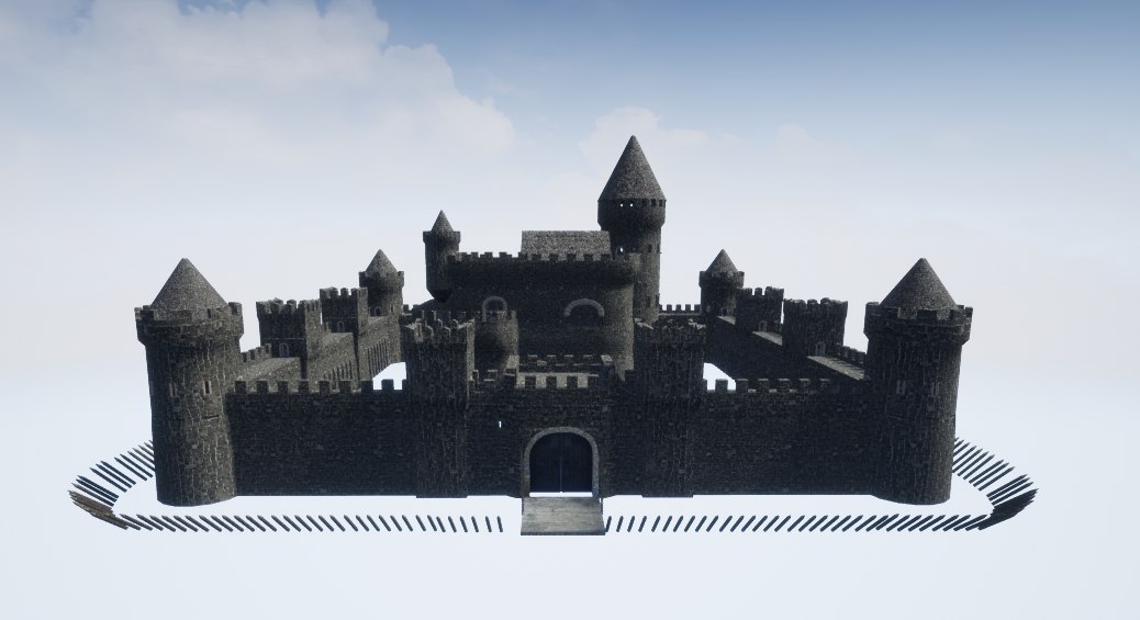 3D modular medieval castle - TurboSquid 1470266