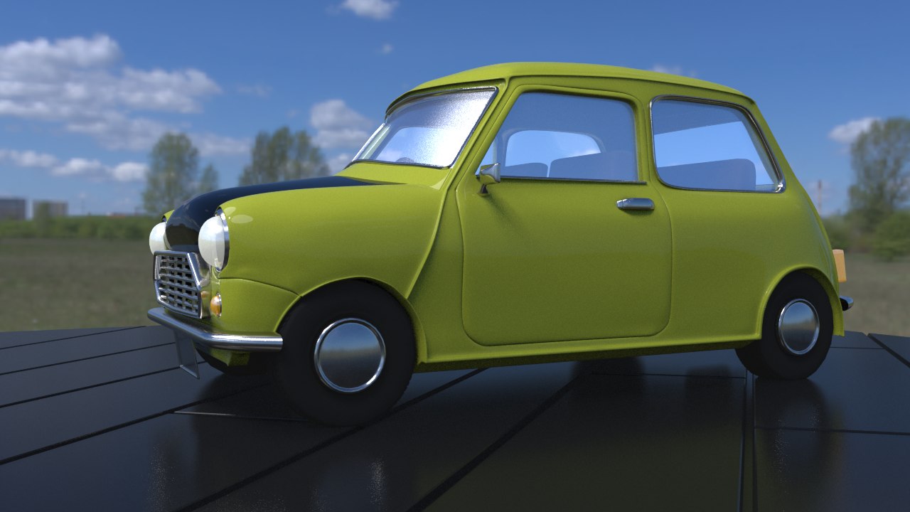 Mini Cooper Bean Car 3D 모델 - TurboSquid 1470322
