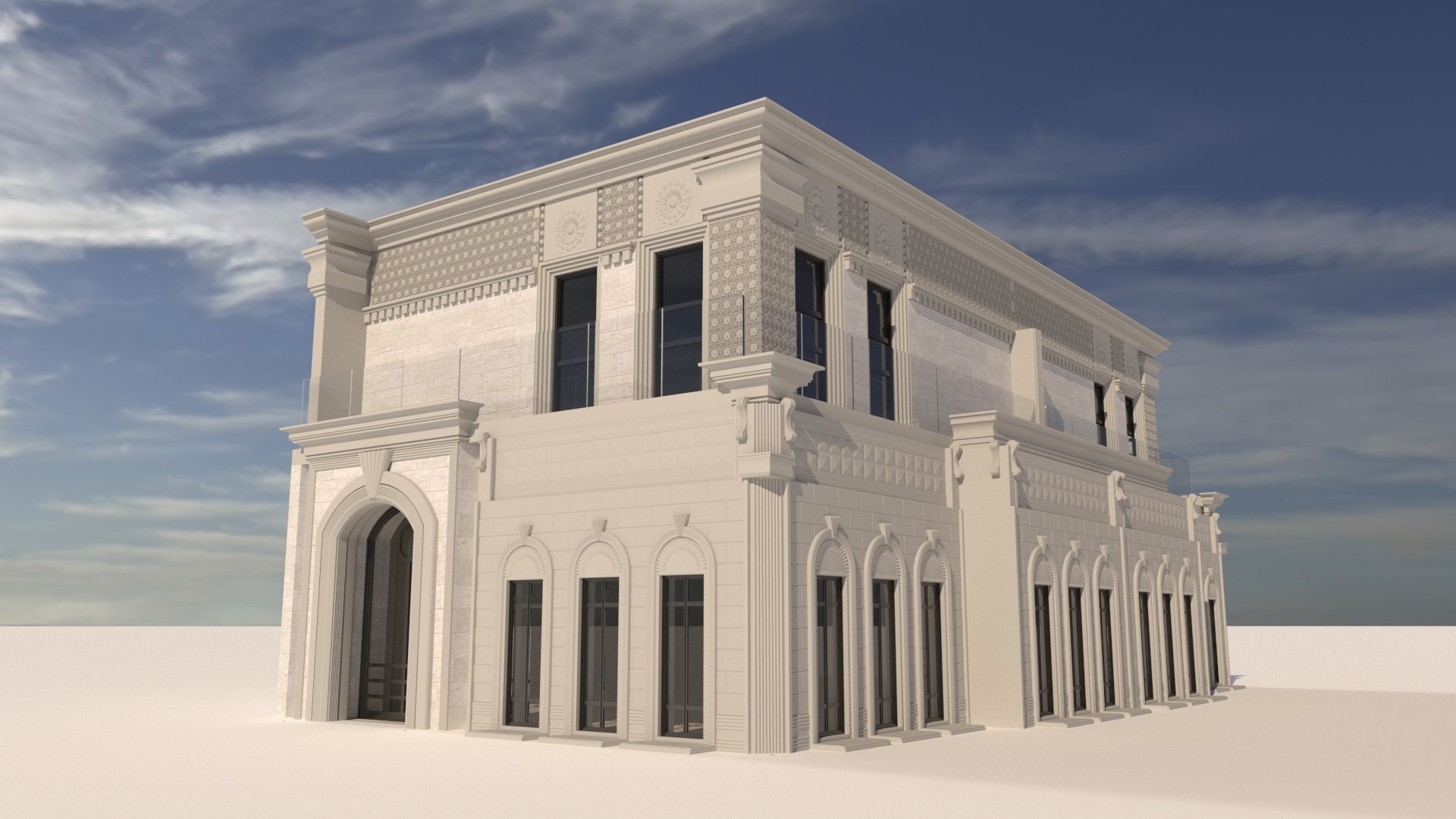 Classic design library 3D model - TurboSquid 1470302