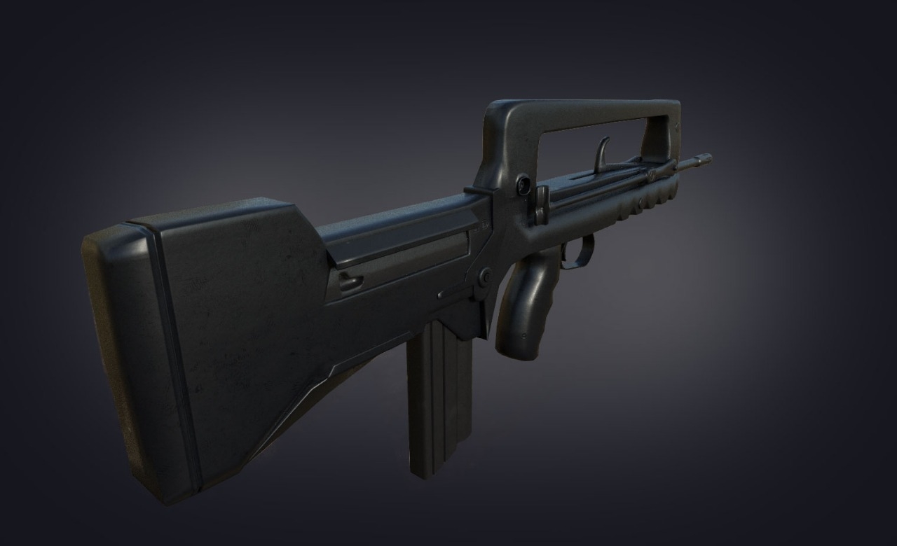3D famas gun - TurboSquid 1470338