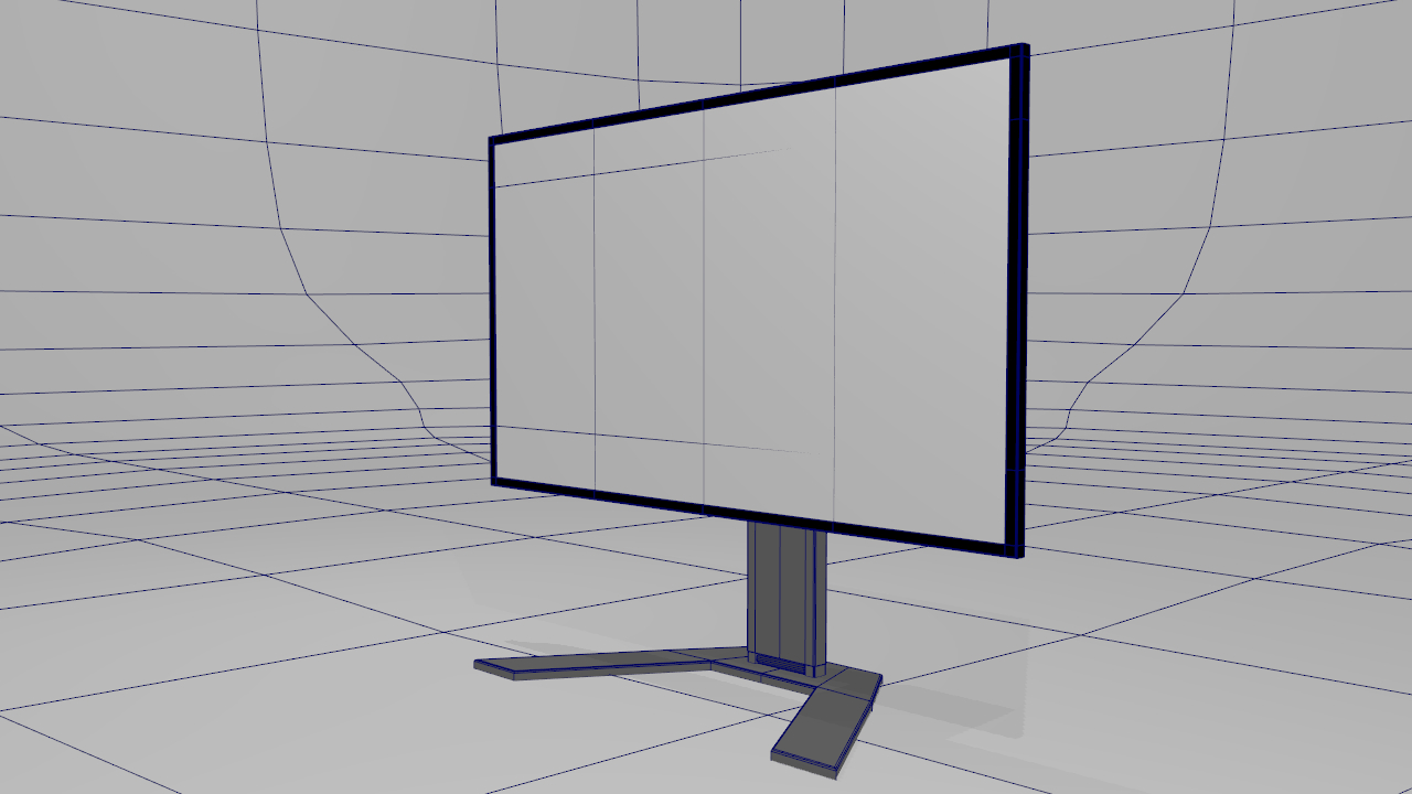 Simple computer monitor 3D model - TurboSquid 1470327
