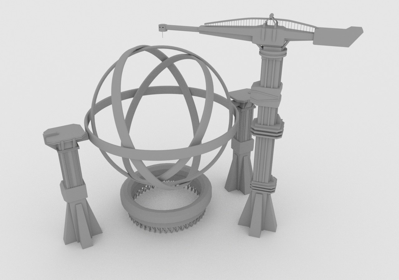 Wormhole machine 3D model - TurboSquid 1470360