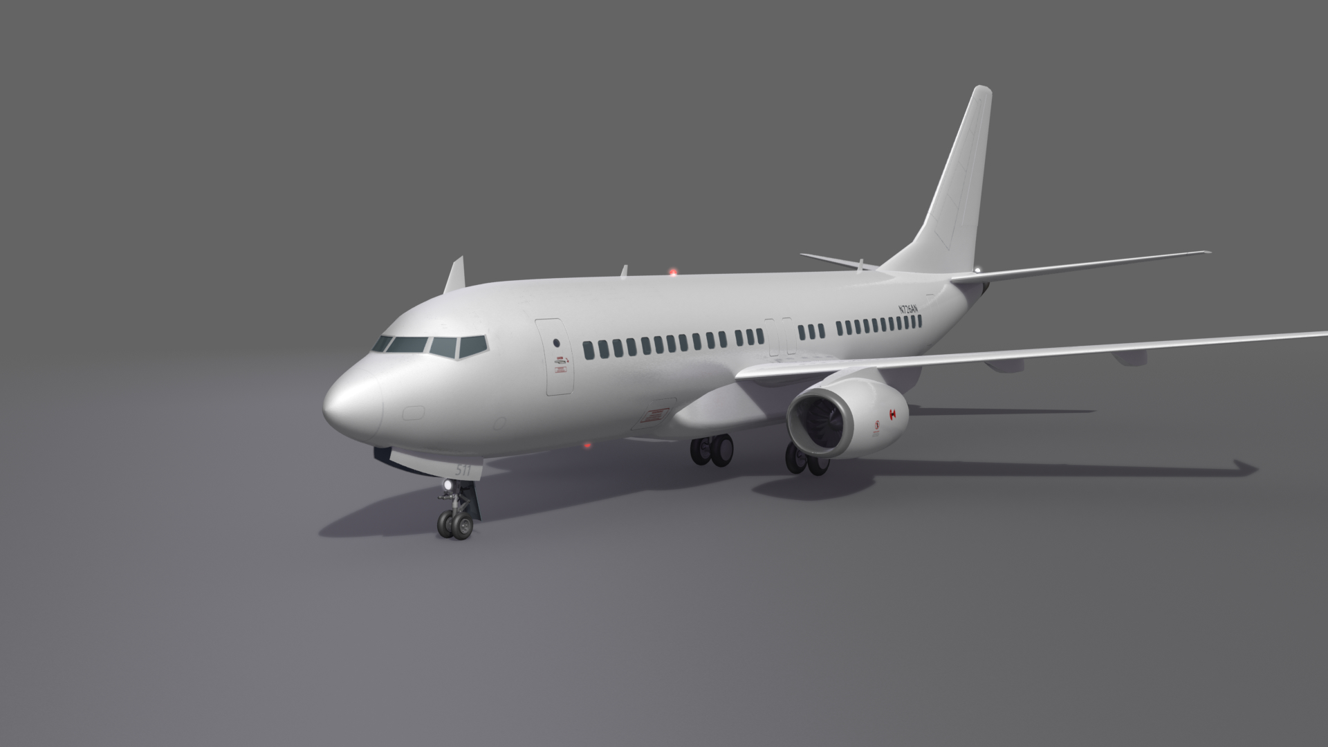 Aeronaves de avião branco genérico Modelo 3D - TurboSquid 1471608