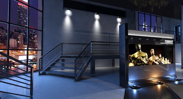 Virtual set studio 3D model - TurboSquid 1470440