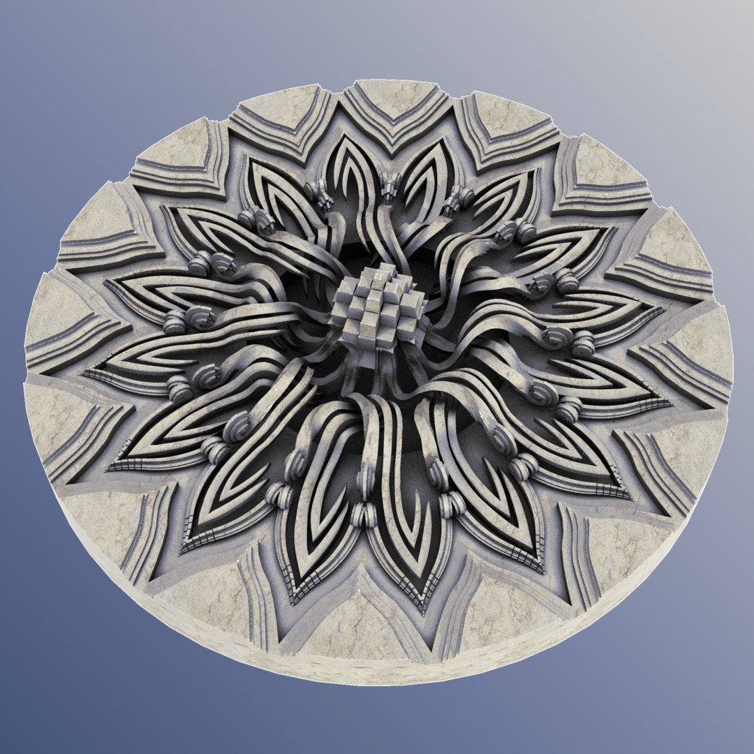 3D disk decor model - TurboSquid 1470466