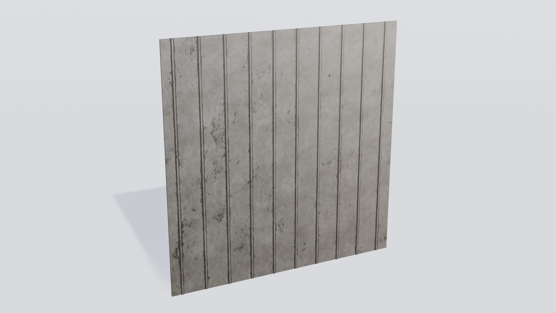 Metal walling sheet 3D - TurboSquid 1470500