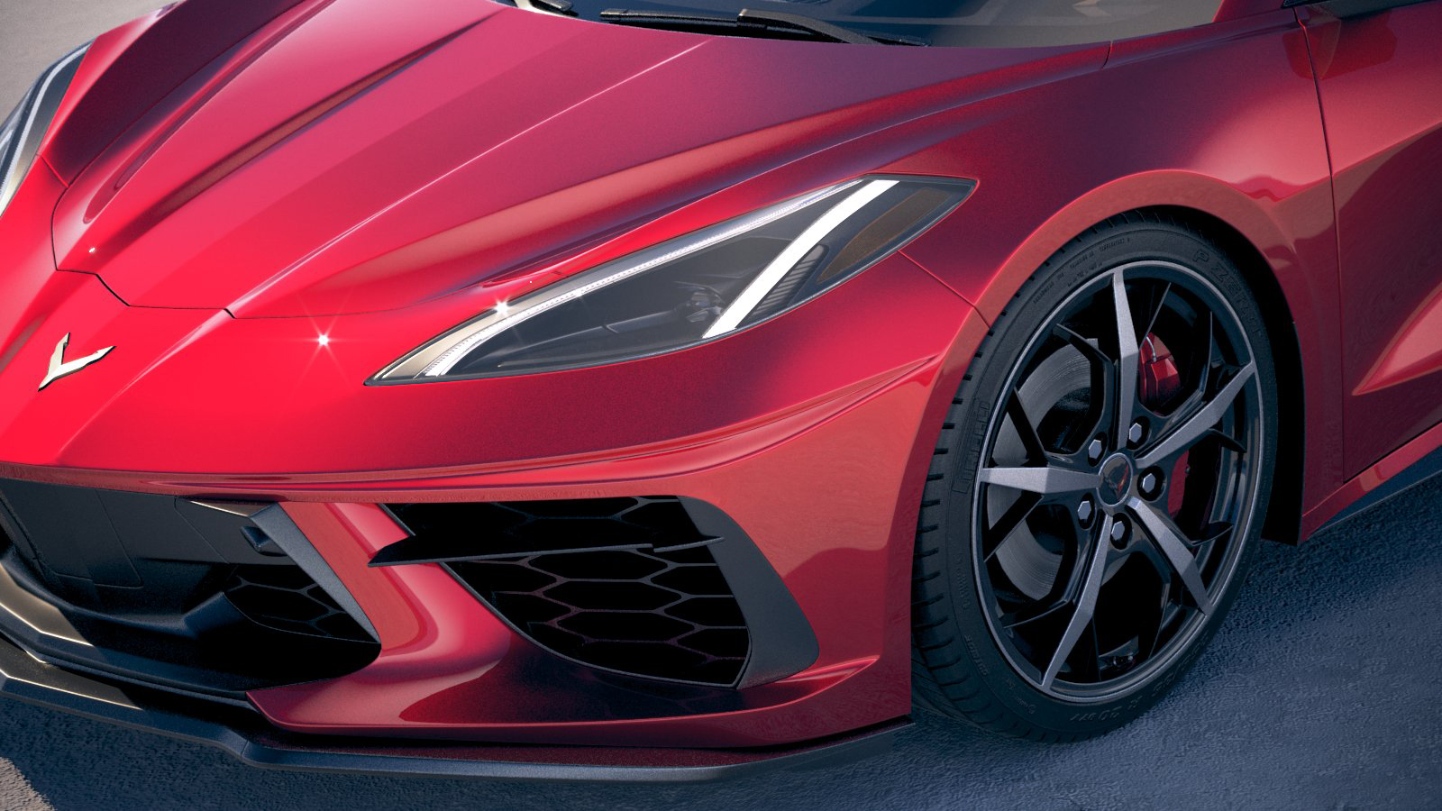 3D chevrolet corvette c8 - TurboSquid 1470592