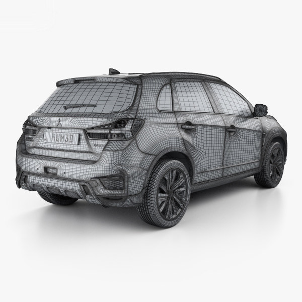 Mitsubishi asx 2019 3D model - TurboSquid 1471007