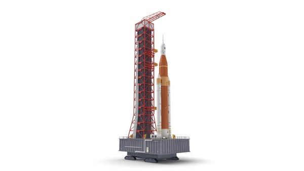 Sls block 1 rocket launch 3D - TurboSquid 1471010