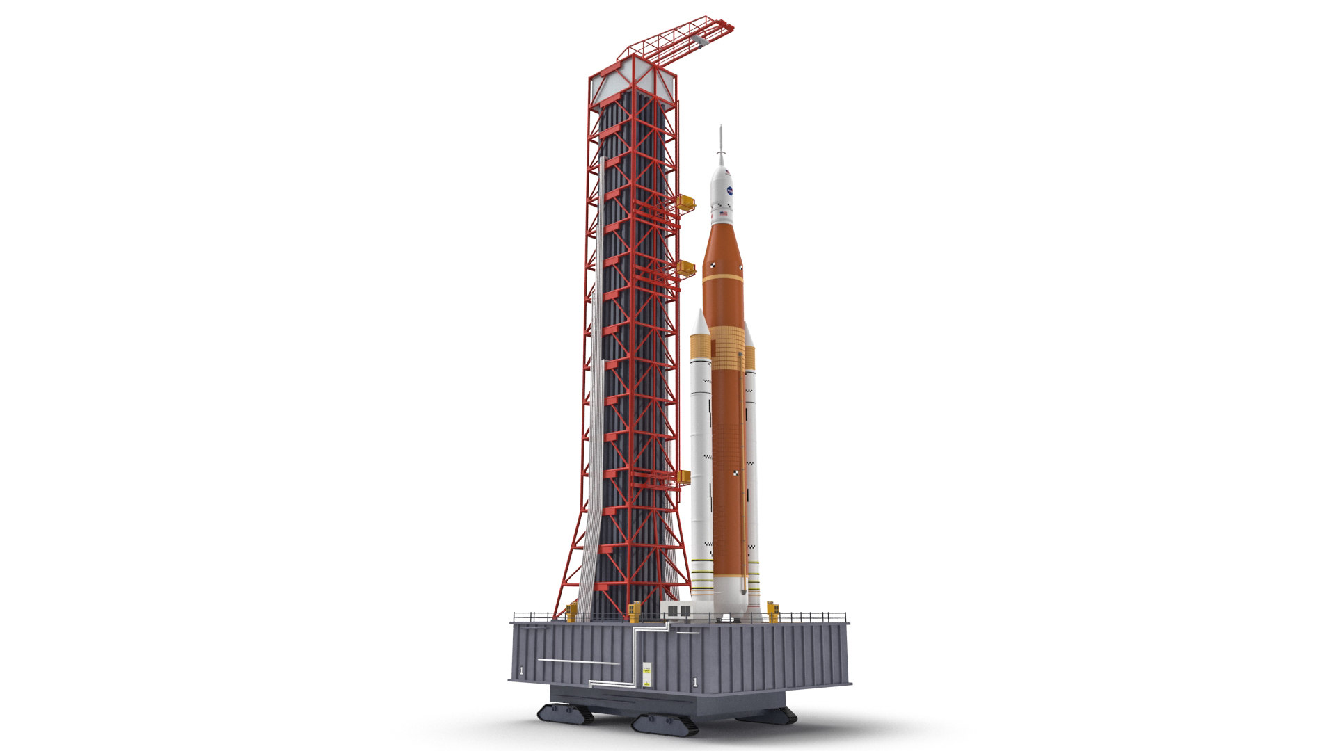 Sls block 1 rocket launch 3D - TurboSquid 1471010