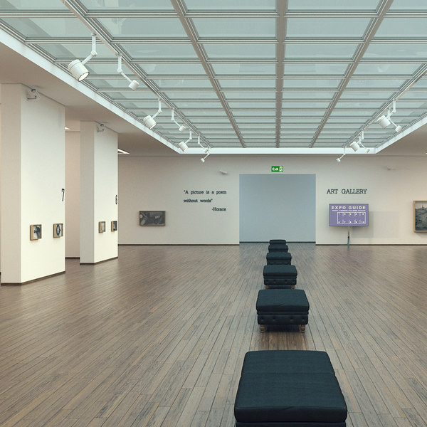 Art Gallery 3D Models for Download | TurboSquid