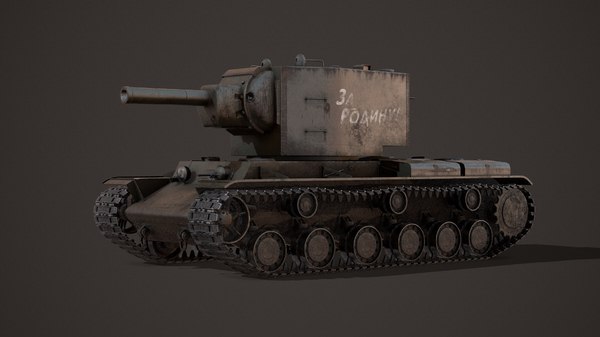 Soviet kv-2 gameready 3D model - TurboSquid 1471225