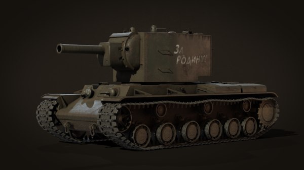 Soviet kv-2 gameready 3D model - TurboSquid 1471225